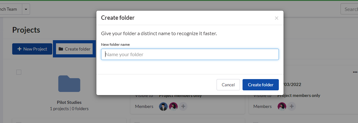 How to Create a Project Folder?